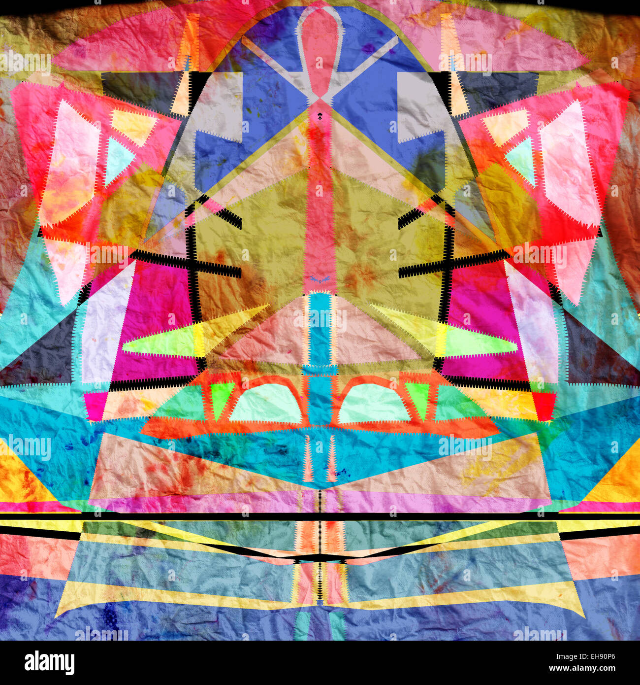 graphic a abstract background with geometric elements Stock Photo - Alamy