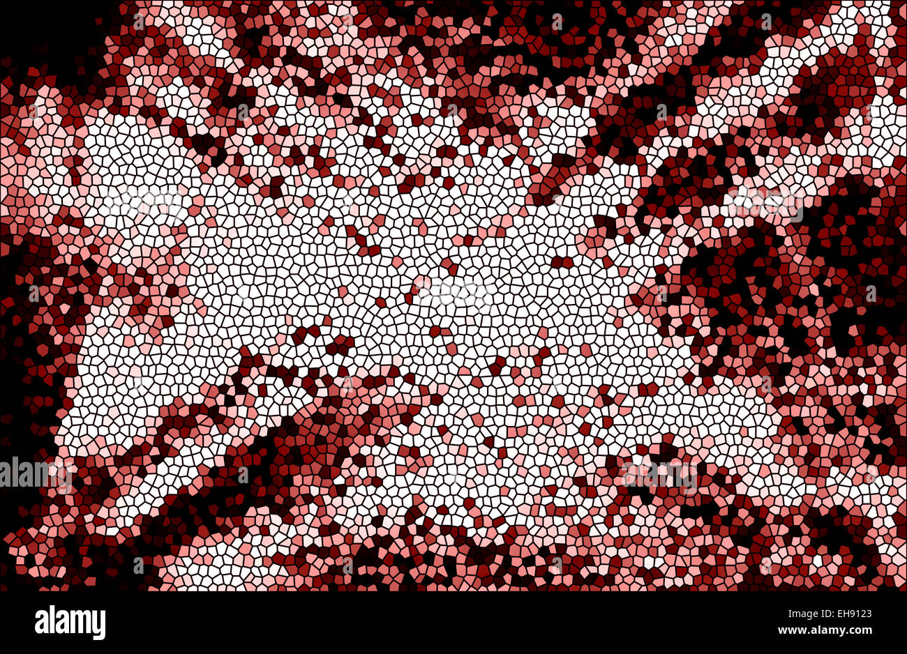 abstract red background with mosaic texture Stock Photo - Alamy