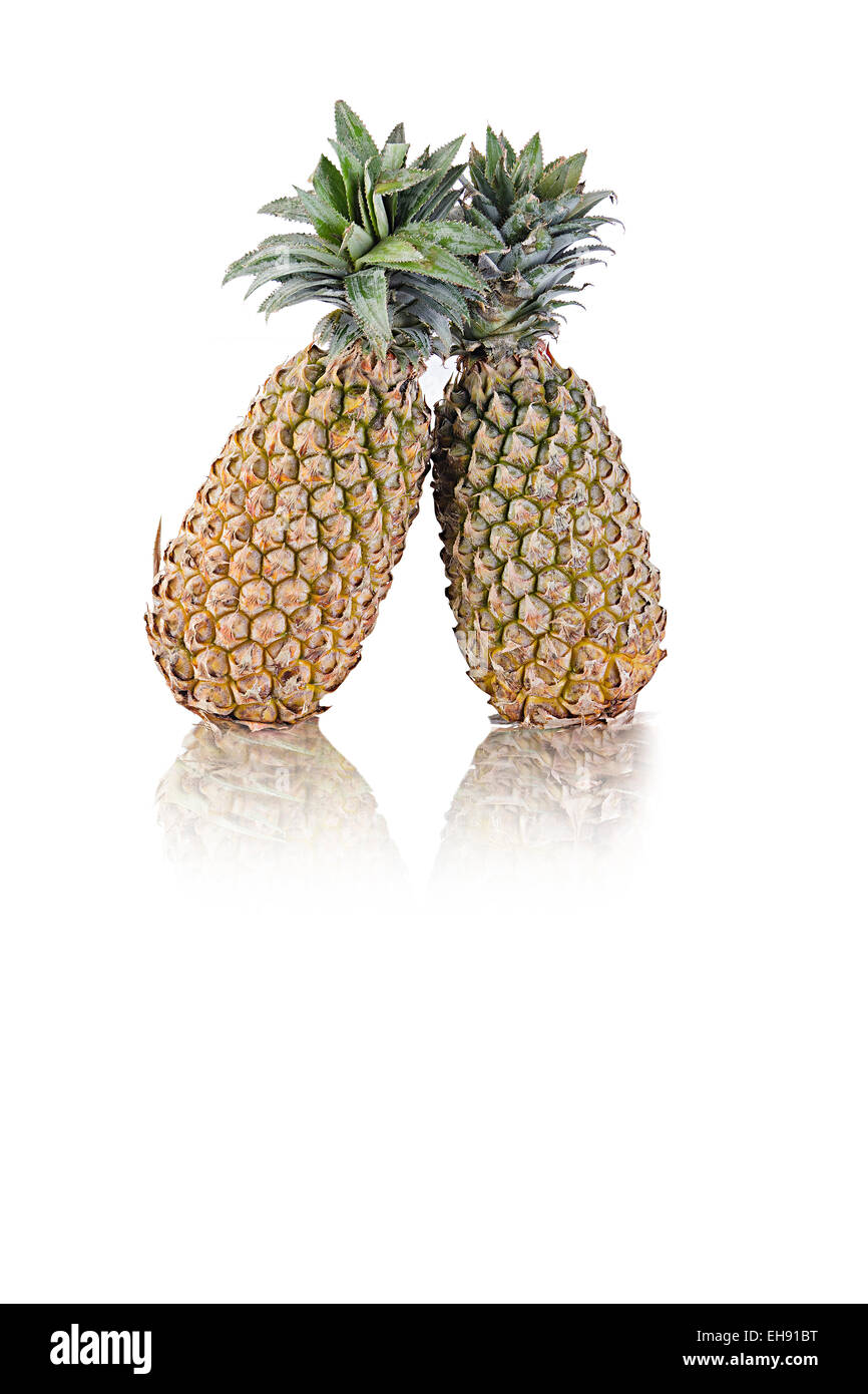 Fresh Pineapple Fruits Health Nobody Stock Photo - Alamy