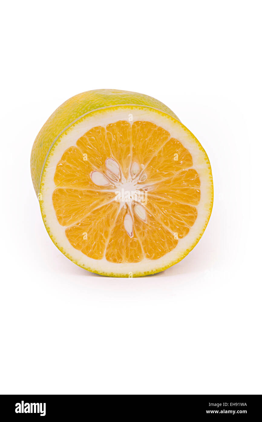 Lemon slice vertical Cut Out Stock Images & Pictures - Alamy