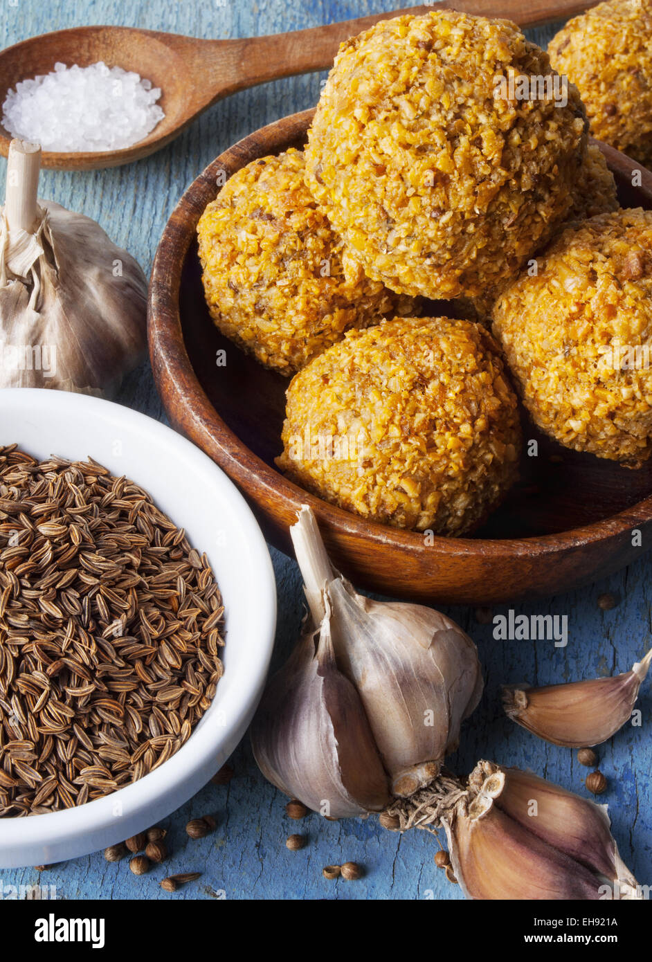 Healthy vegetarian falafel balls hi-res stock photography and images ...