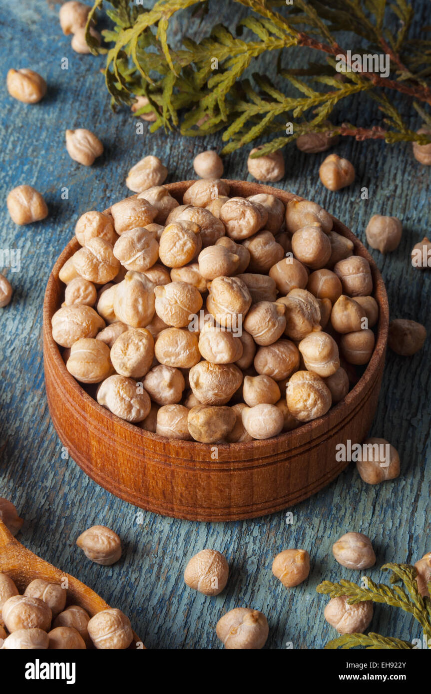 Raw Organic Garbanzo Beans Stock Photo - Alamy