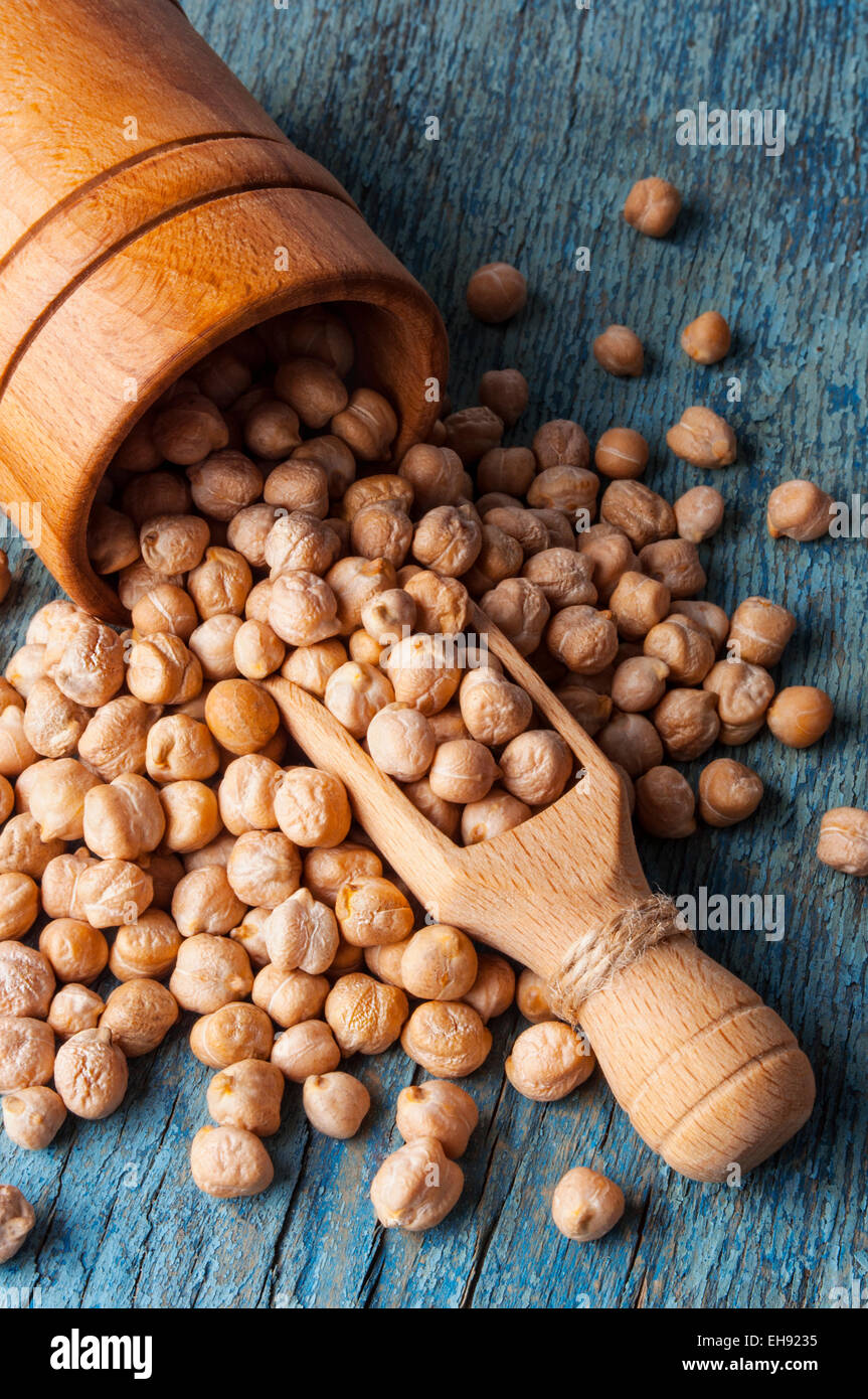 Raw Organic Garbanzo Beans Stock Photo - Alamy