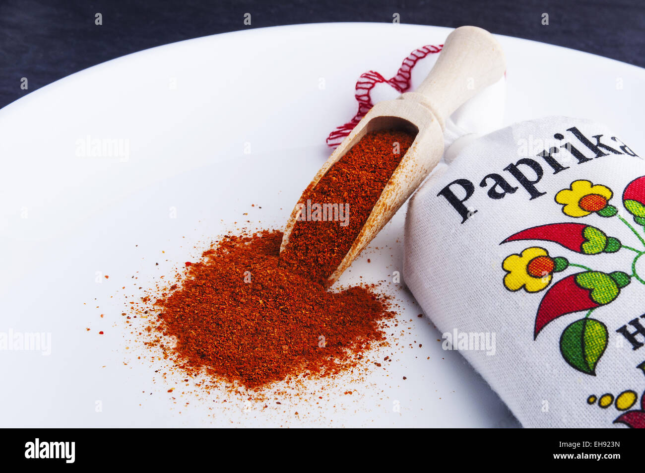 Red hot paprika/pepper powder Stock Photo - Alamy