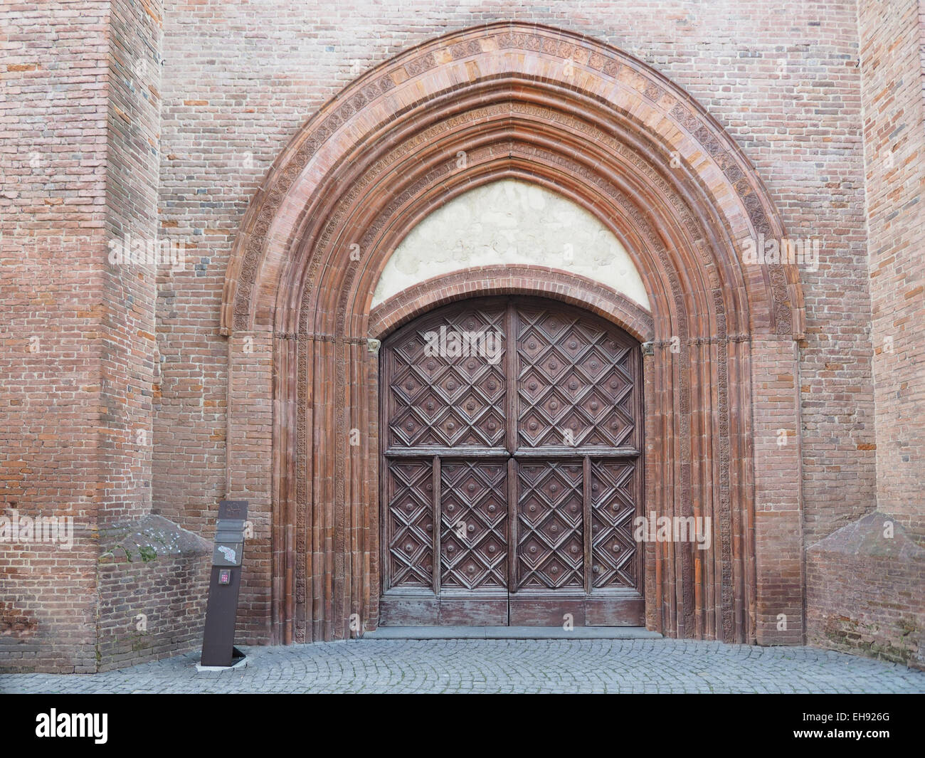 Chiesa di San Domenico gothic church in Chieri Italy Stock Photo - Alamy