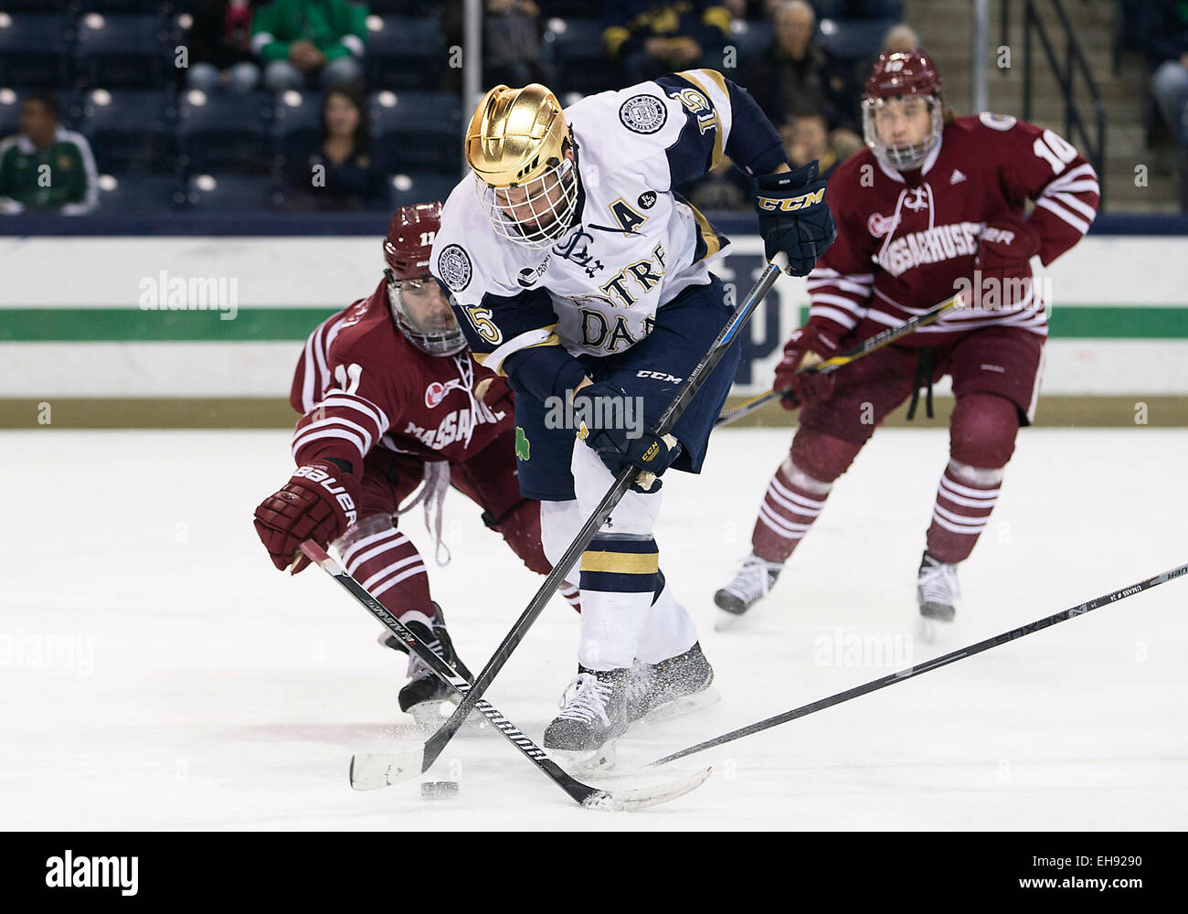 The Series. 08th Mar, 2015. Notre Dame right wing Peter Schneider (15 ...