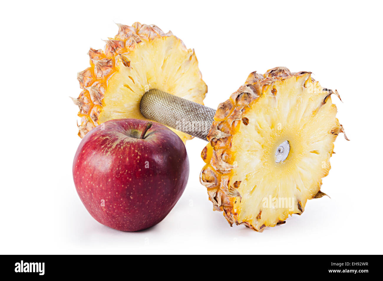 Healthy fruits apples pineapple hi-res stock photography and images - Alamy