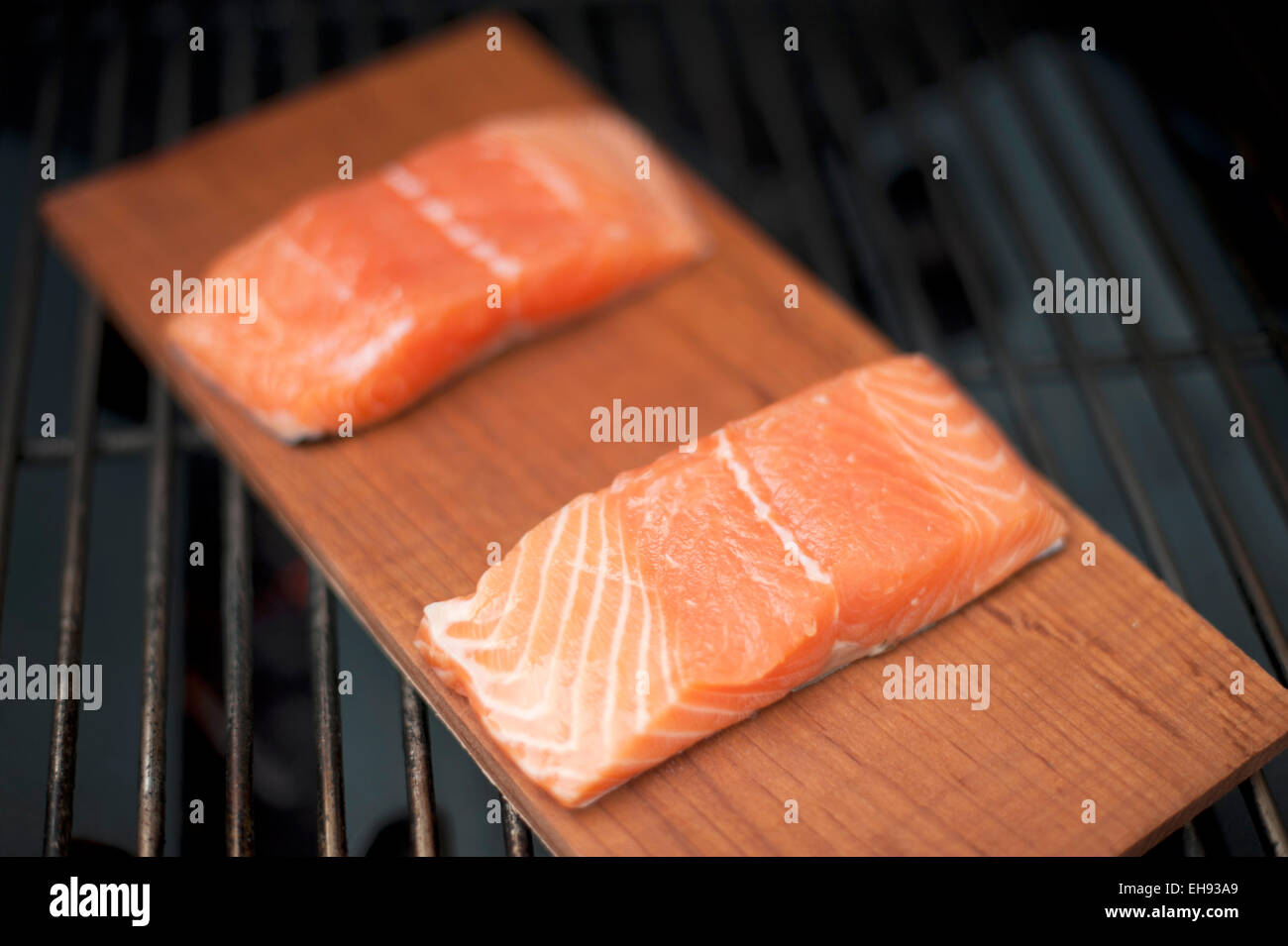 Alaskan salmon fillets hi-res stock photography and images - Alamy