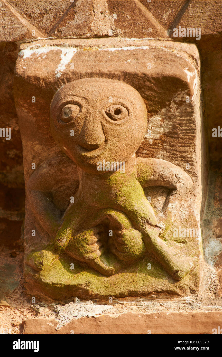 Sheela na gig kilpeck hi-res stock photography and images - Alamy
