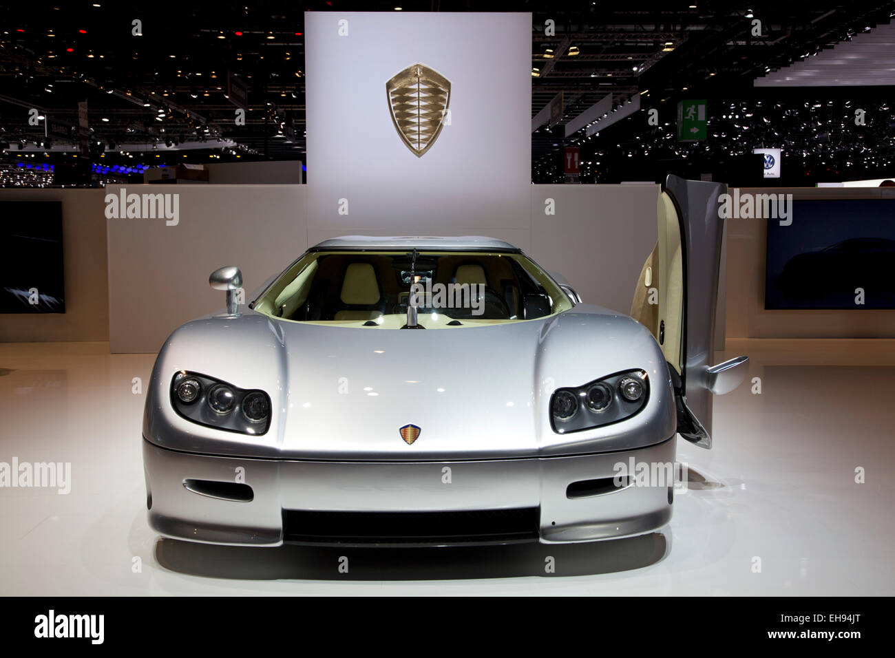 Koenigsegg CC8S at the Geneva motor show 2015 Stock Photo - Alamy