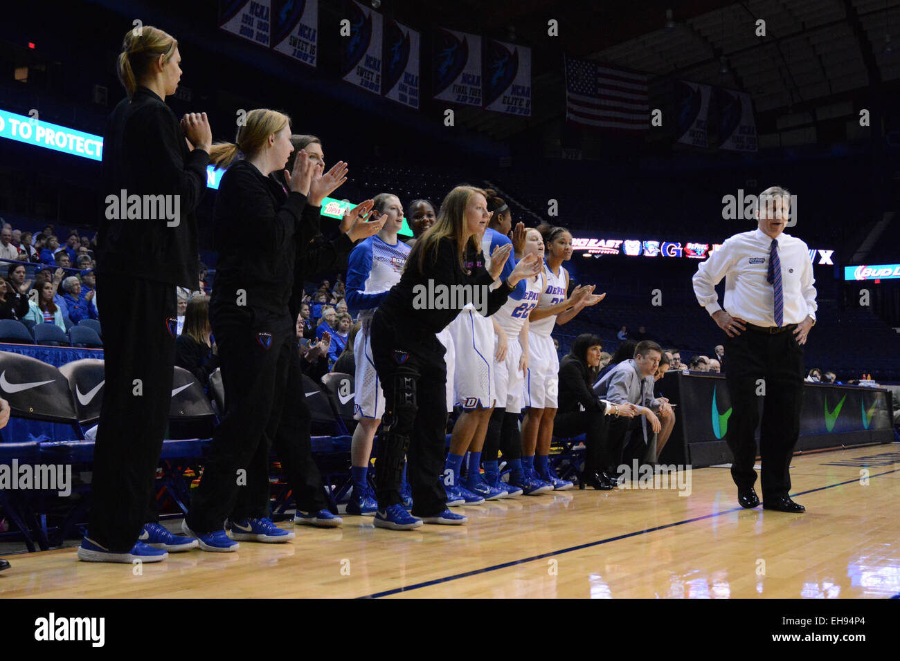 Depaul blue demons women's basketball hi-res stock photography and ...