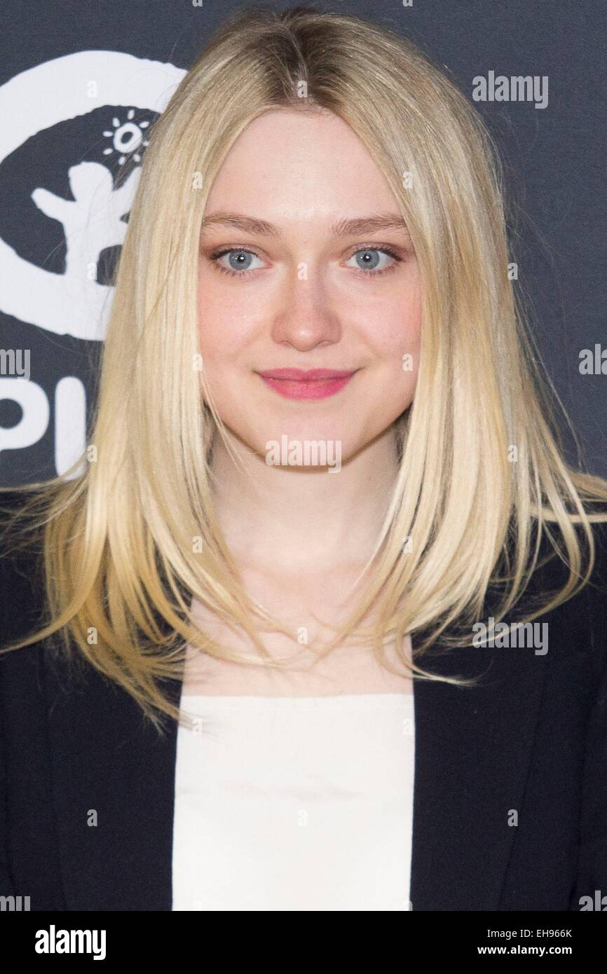 New York, NY, USA. 9th Mar, 2015. Dakota Fanning at arrivals for INDIA ...