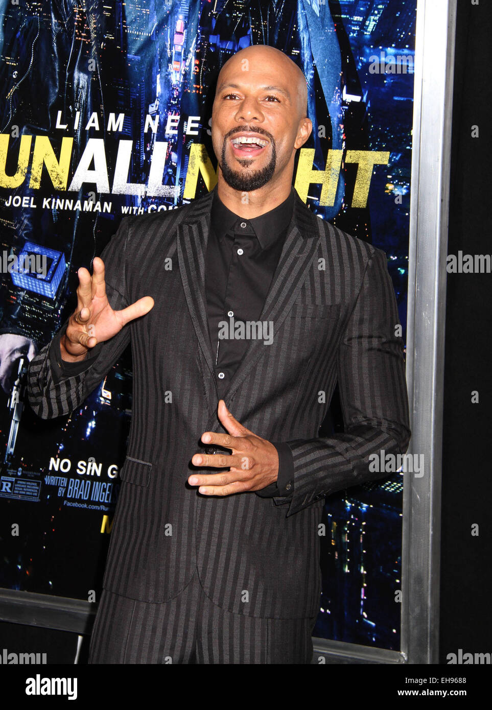 New York, New York, USA. 9th Mar, 2015. Actor/singer COMMON attends the ...