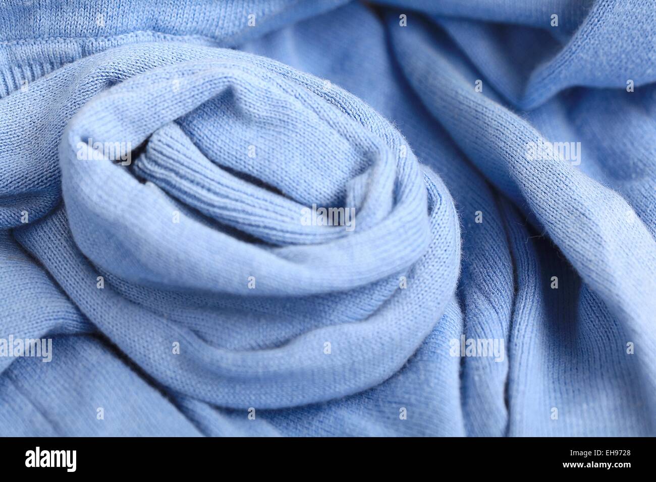 texture soft blue wool sweater Stock Photo - Alamy