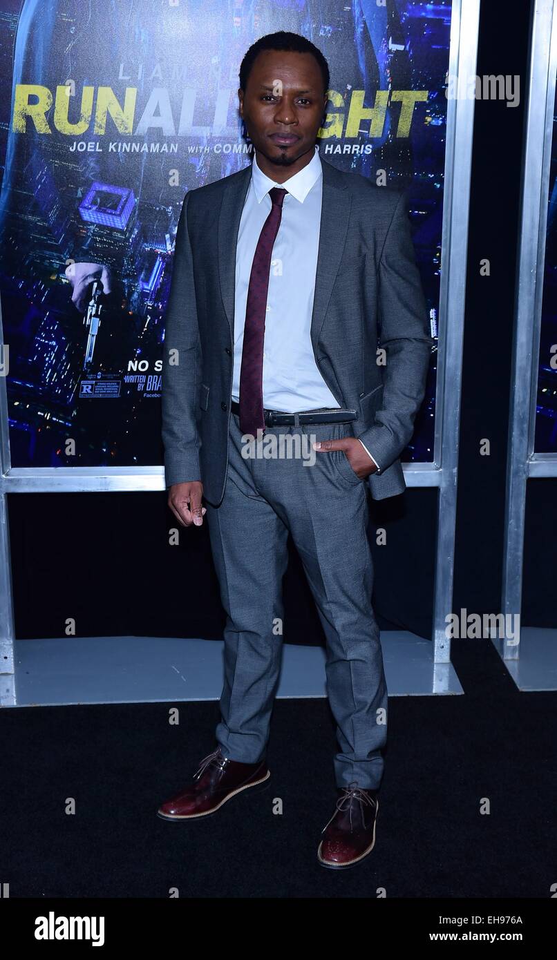 New York, NY, USA. 9th Mar, 2015. Malcolm Goodwin at arrivals for RUN ...