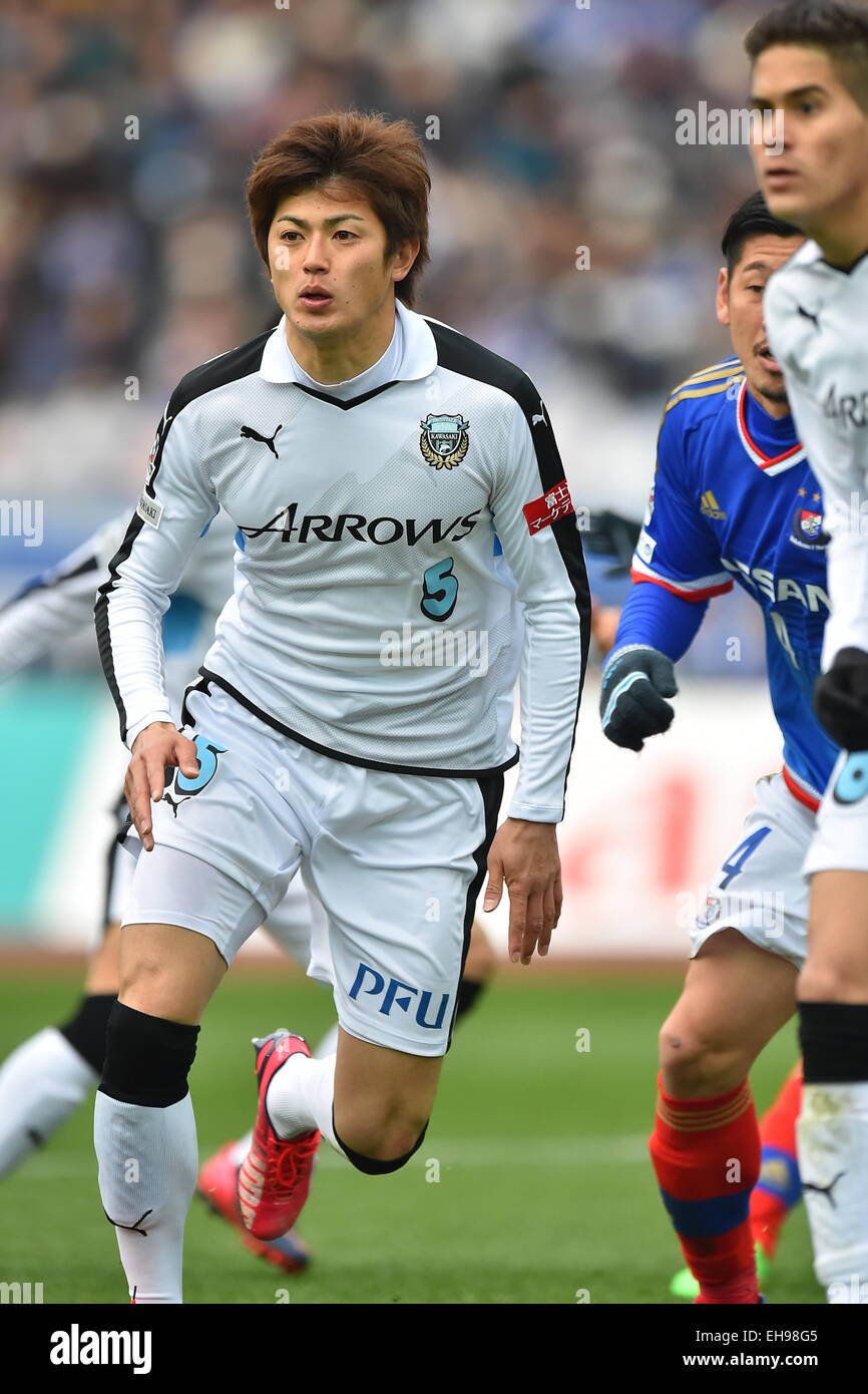 Kanagawa, Japan. 7th Mar, 2015. Shogo Taniguchi (Frontale) Football ...