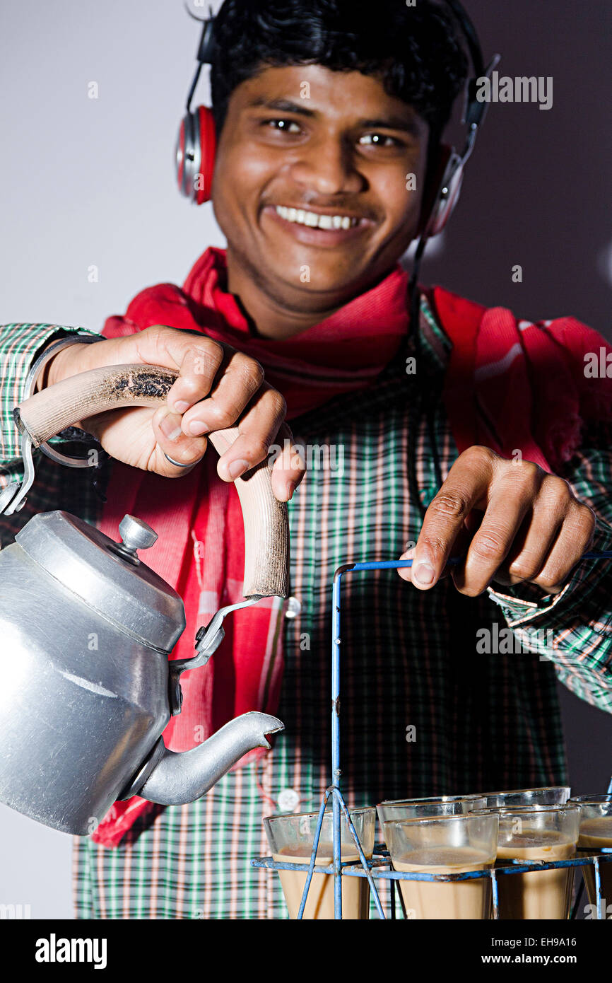 Indian servants tea hi-res stock photography and images - Alamy