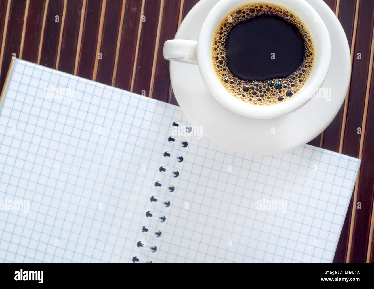 coffee and note Stock Photo - Alamy