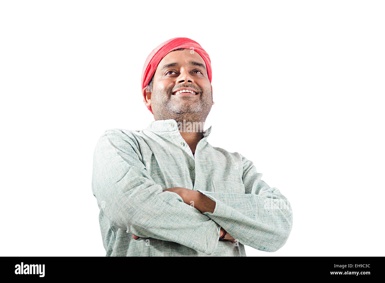 1 indian Rural man Standing pose Stock Photo - Alamy