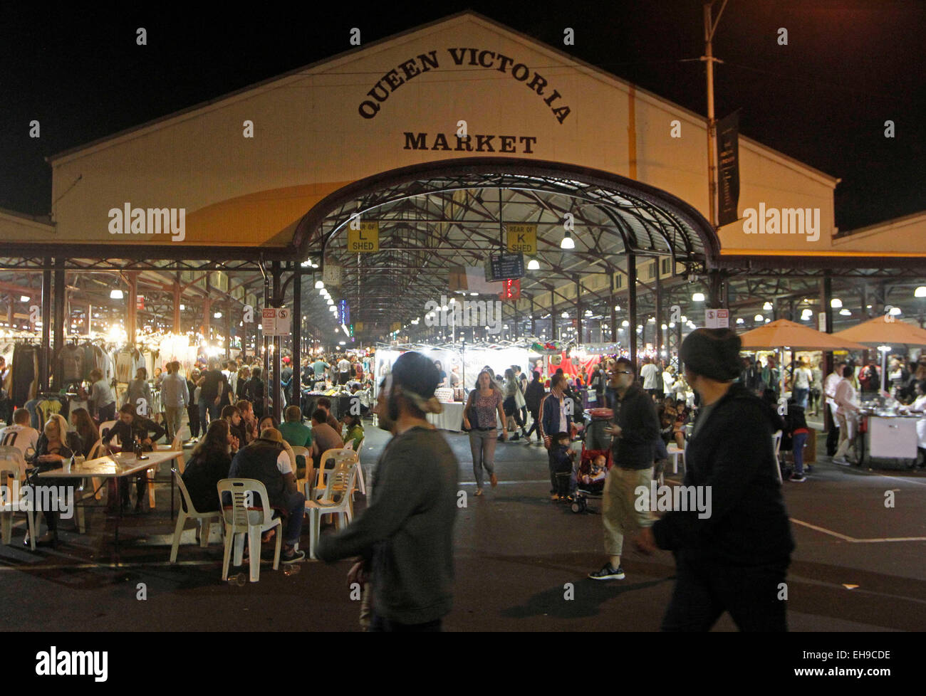 Queen victoria market, melbourne hi-res stock photography and images ...