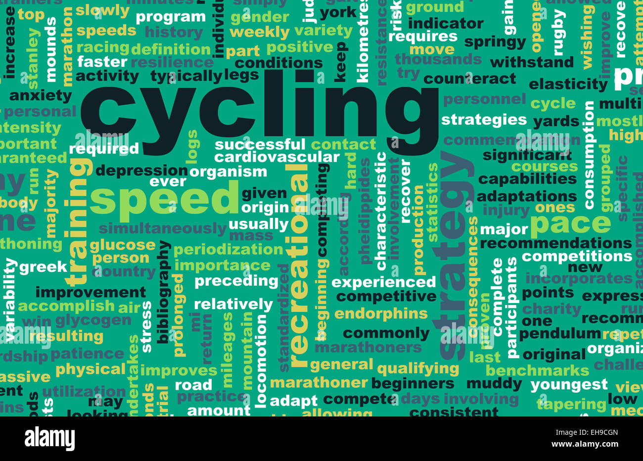 Cycling with Your Bicycle as a Recreational Sport Stock Photo - Alamy