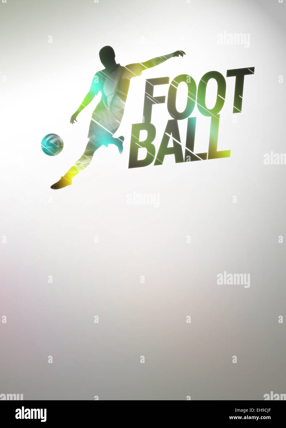 Football or soccer invitation poster, flyer and other advert background ...