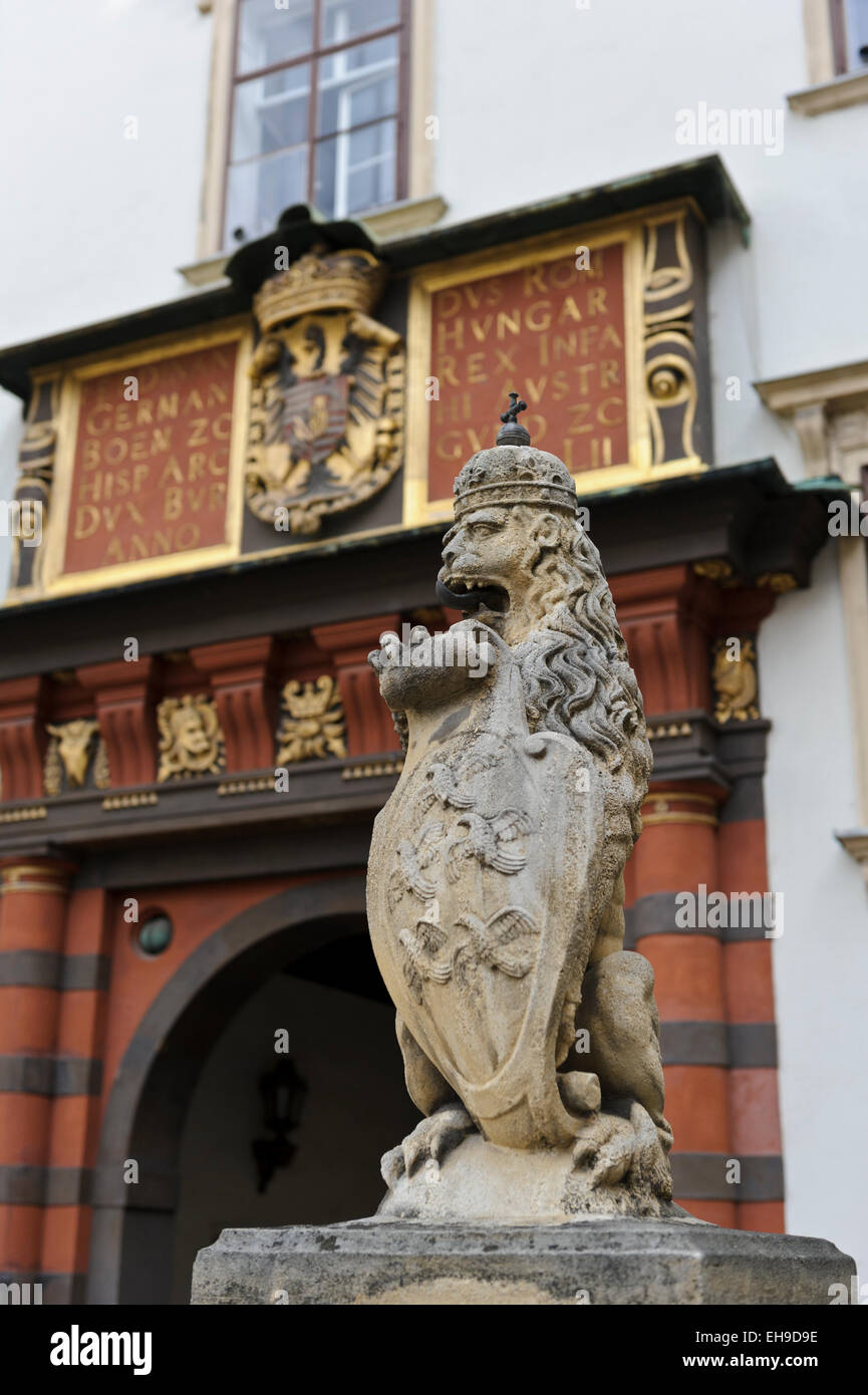 The decorative Swiss Gate (Schweizertor) in the Hofburg Imperial Palace ...
