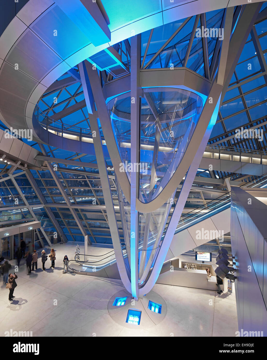 Interior view musee des confluences hi-res stock photography and images ...