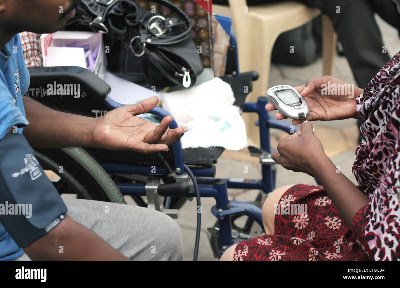 Health checkup camp hi-res stock photography and images - Alamy