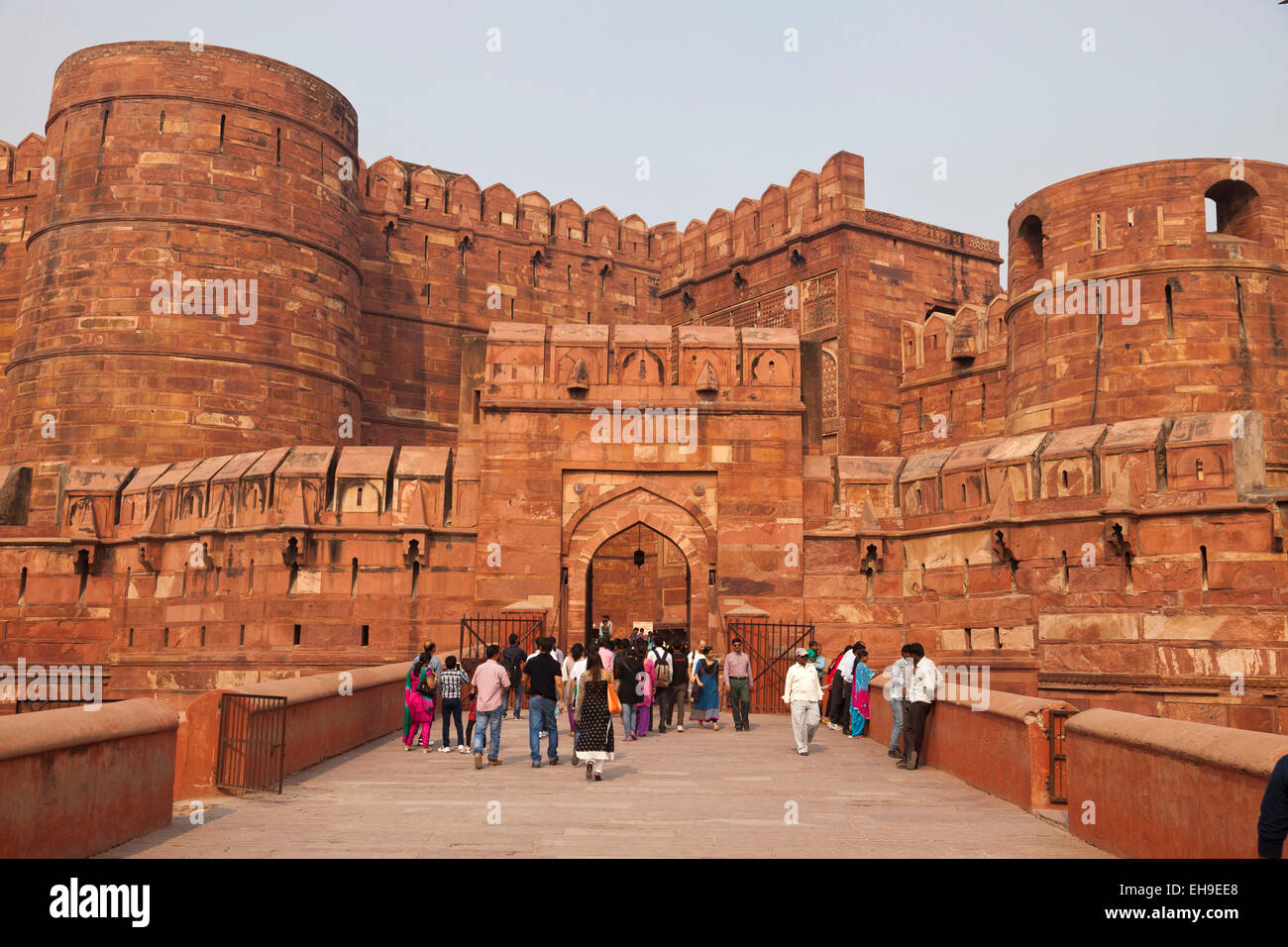 The Red Fort, Agra, Uttar Pradesh, India Stock Photo - Alamy