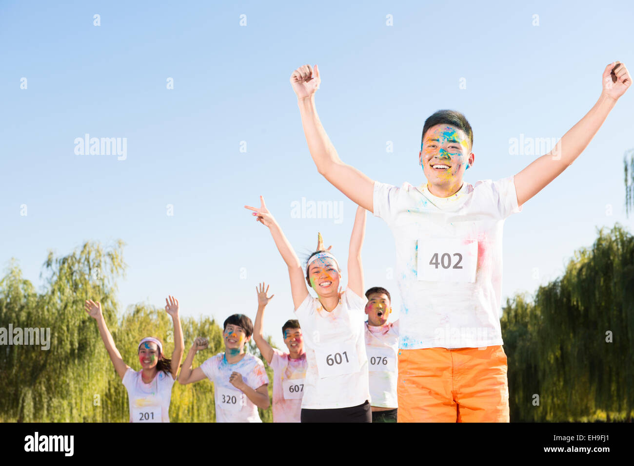 Man running in china hi-res stock photography and images - Alamy