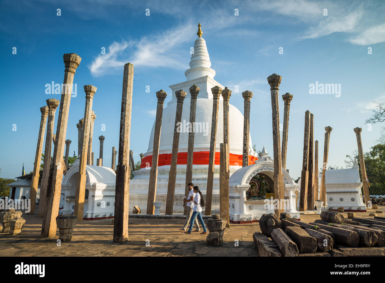 Thuparama Dagoba, Anuradhapura, UNESCO World Heritage Site, North ...