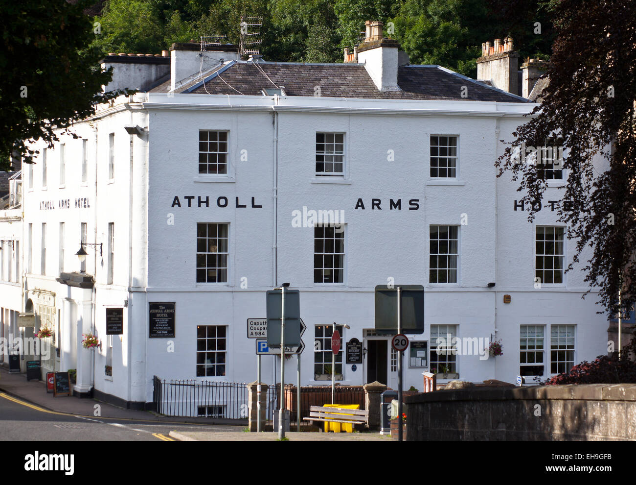 Atholl Arms Hotel, Dunkeld, Perthshire, Scotland Stock Photo - Alamy