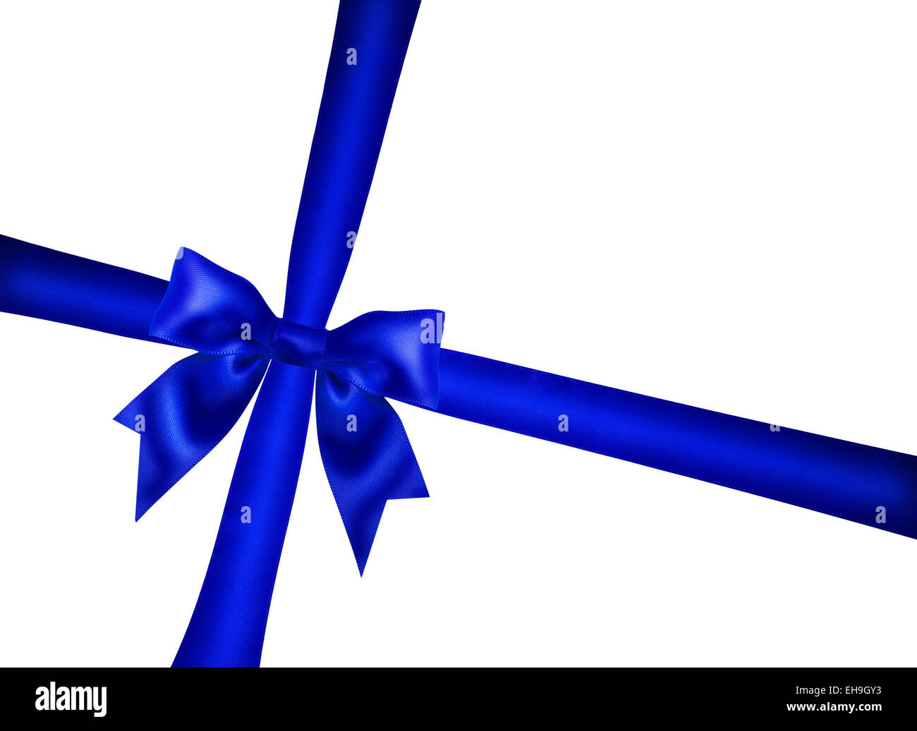 Blue ribbon pattern Cut Out Stock Images & Pictures - Alamy