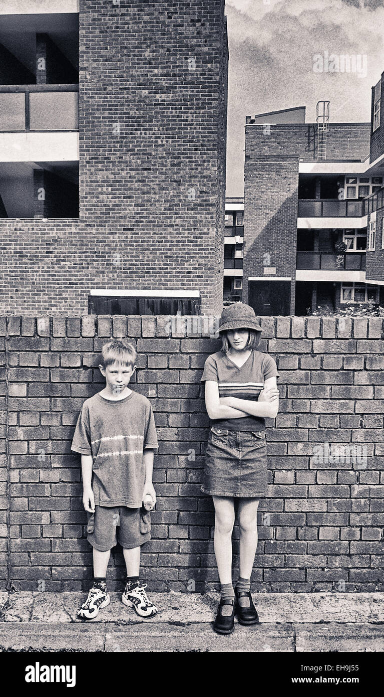 Council estate girl hi-res stock photography and images - Alamy