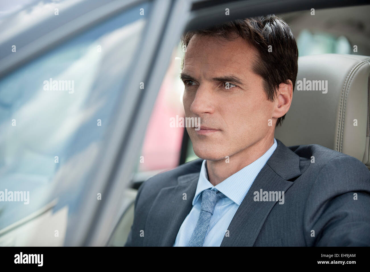 Business man stuck in traffic jam hi-res stock photography and images ...