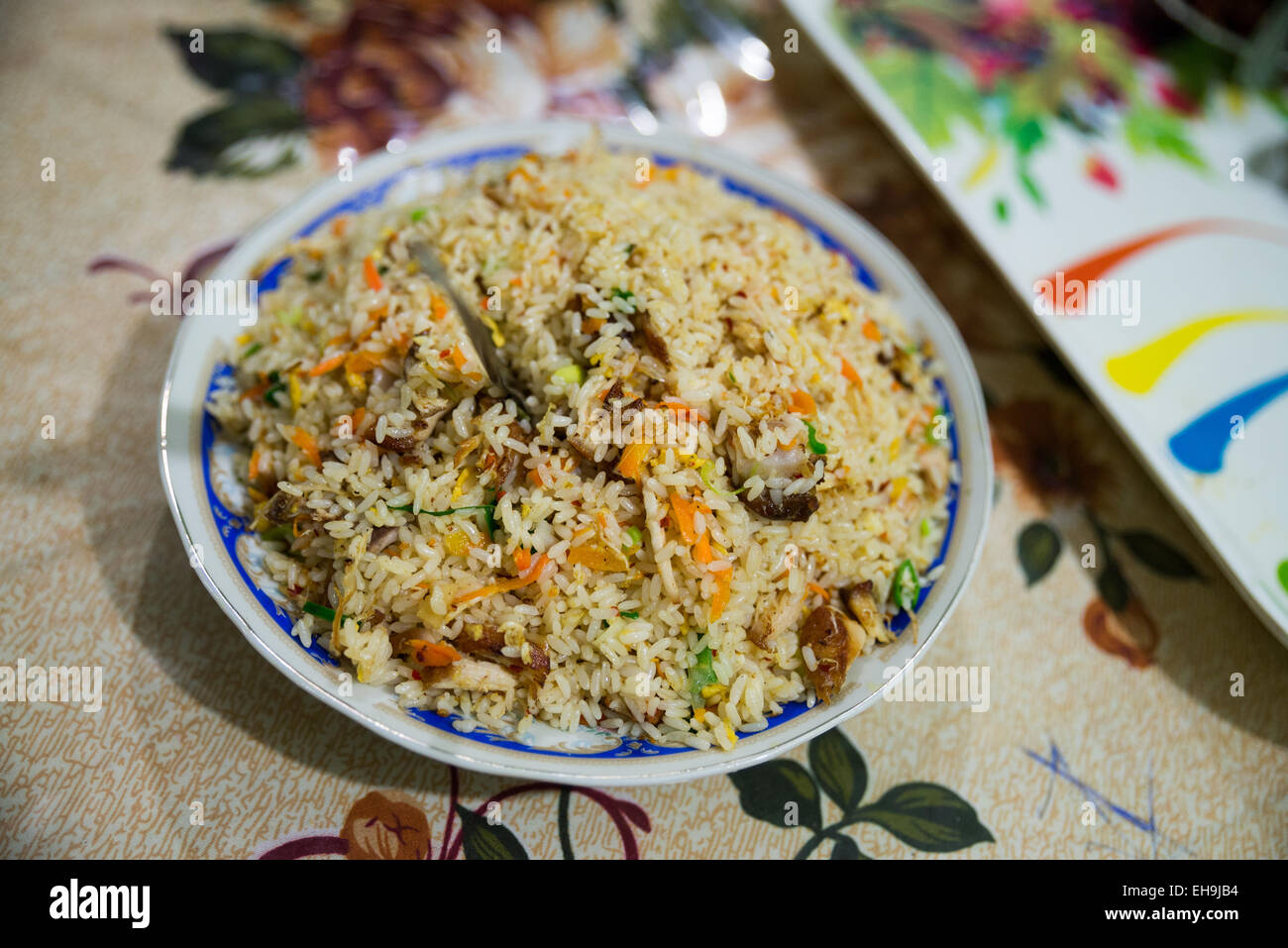 Sri Lankan modest meal in the rustic restaurant, Sri Lanka, Asia Stock ...