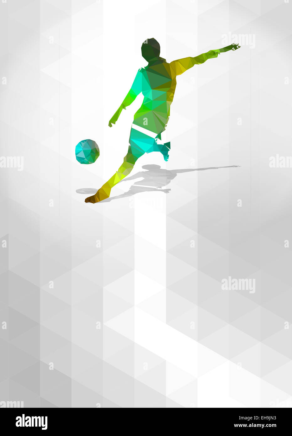 Football or soccer invitation poster, flyer and other advert background ...