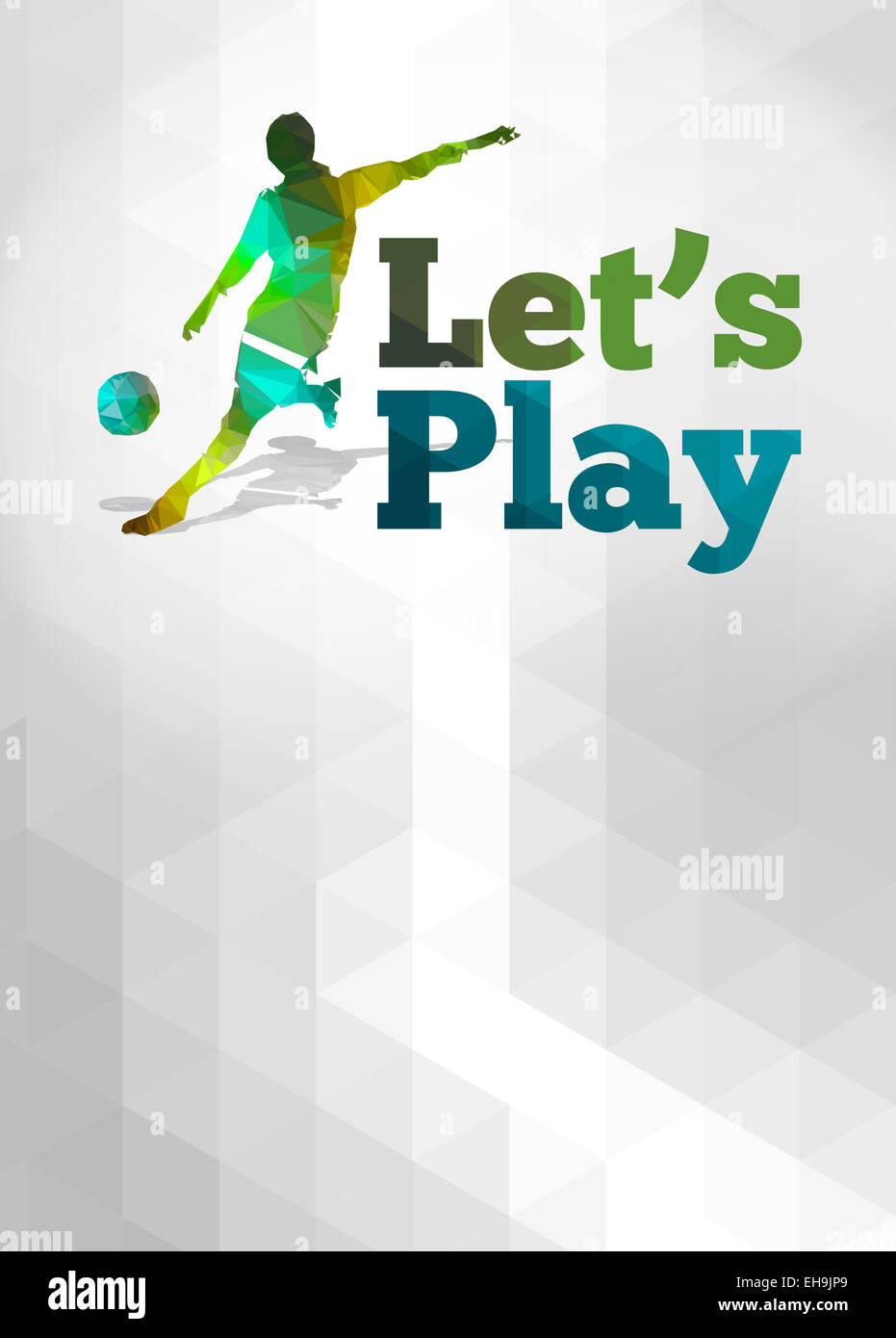 Football or soccer invitation poster, flyer and other advert background ...