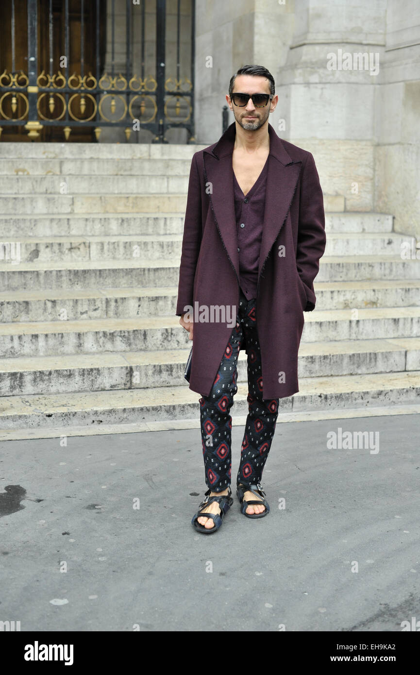 Simone Marchetti, Fashion Editor of La Repubblica, arriving at the ...