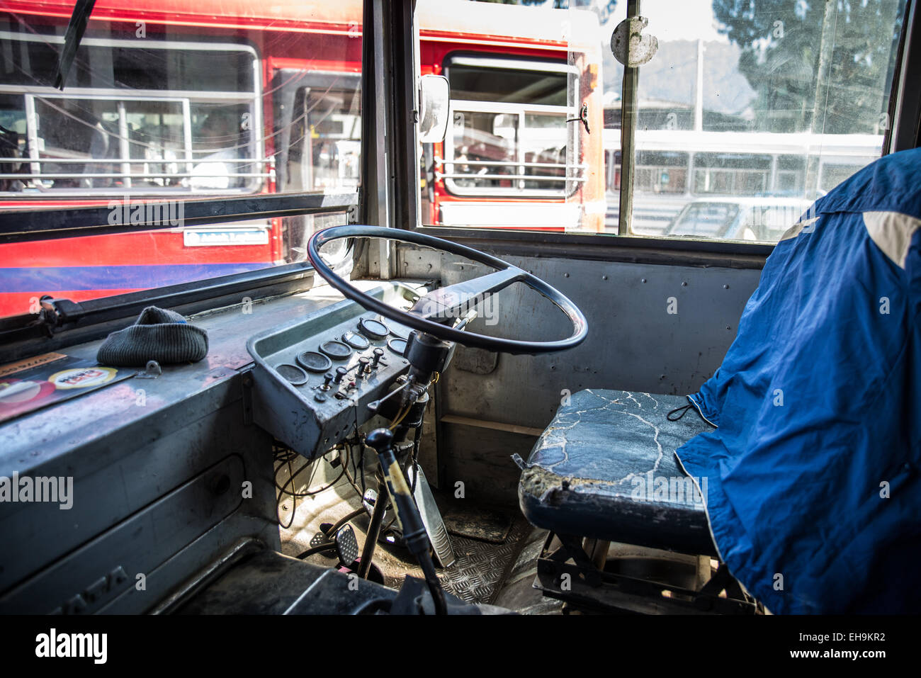 Sri Lankan bus interior, Sri Lanka, Asia Stock Photo - Alamy