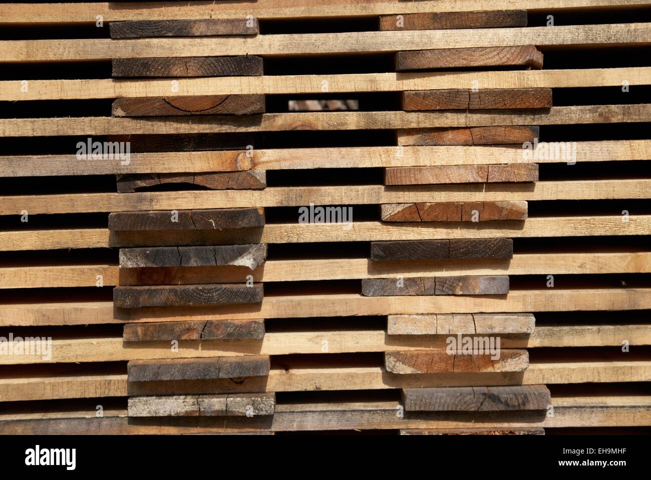 Stack of wooden boards can be used for background Stock Photo - Alamy