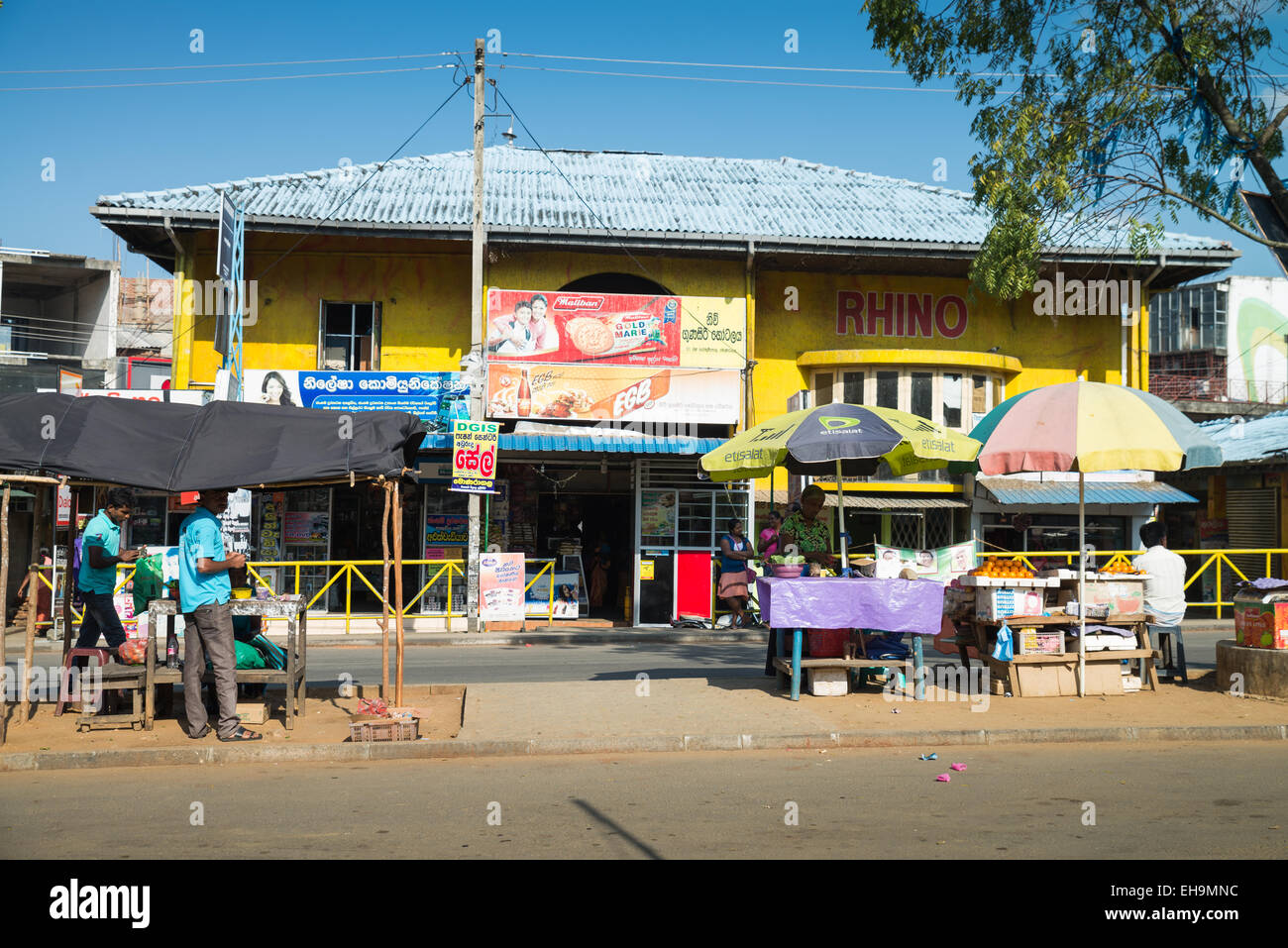 Monaragala bus station, Sri Lanka, Asia Stock Photo - Alamy