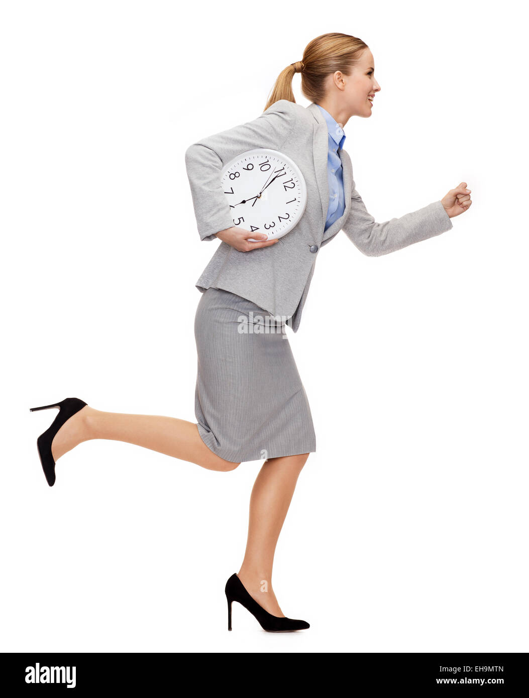 Race winning woman Cut Out Stock Images & Pictures - Alamy