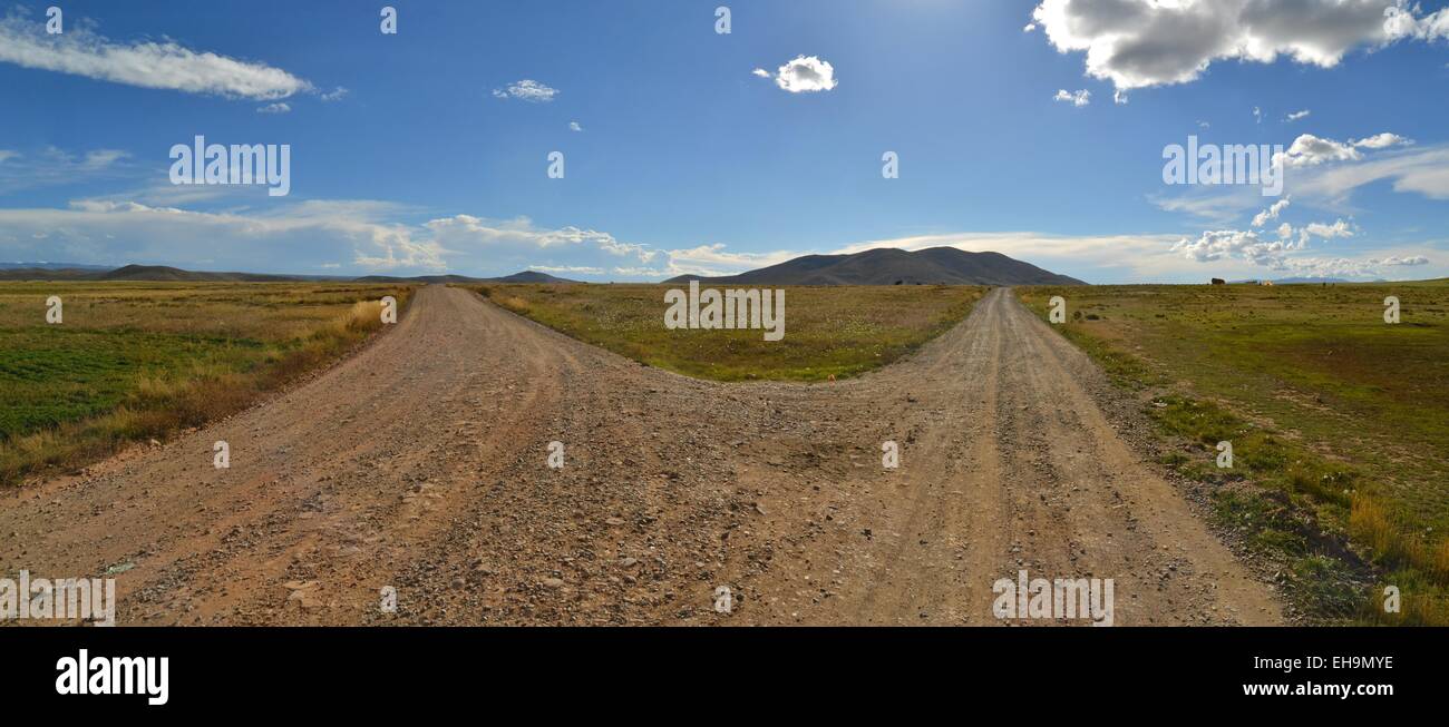 Fork in road hi-res stock photography and images - Alamy