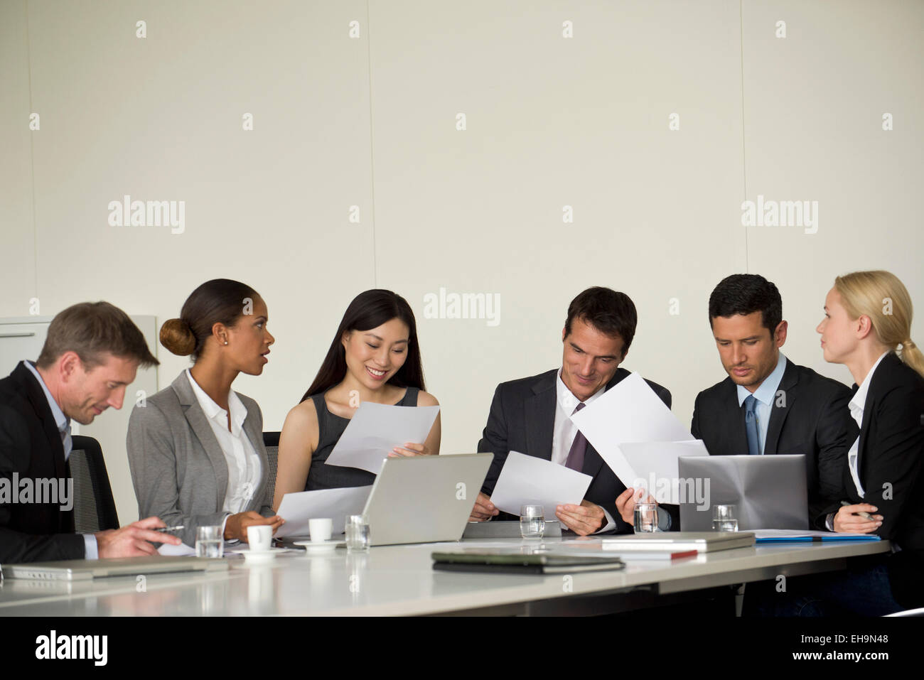 Executives in meeting Stock Photo - Alamy