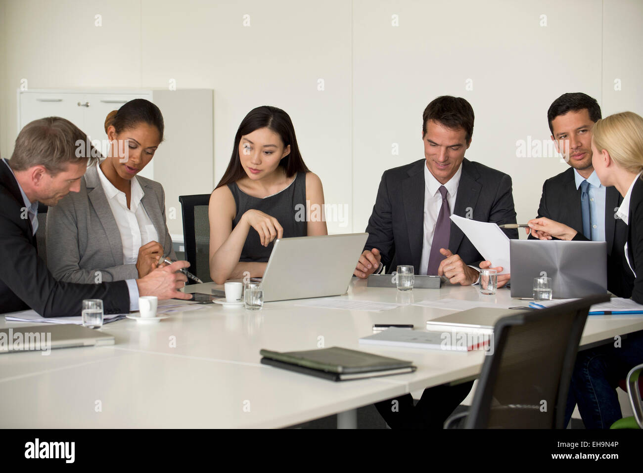 Executives in meeting Stock Photo - Alamy