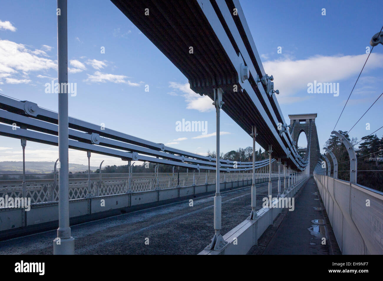 Steel cables Clifton suspension bridge, built by Isambard Kingdom ...