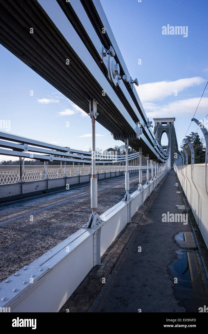 Steel cables Clifton suspension bridge, built by Isambard Kingdom ...