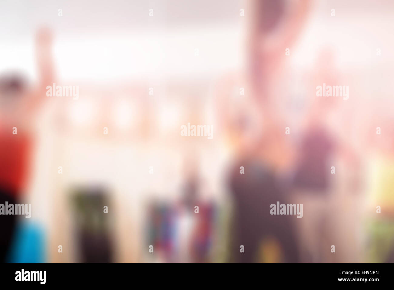 Blur background Dance class for women Stock Photo - Alamy